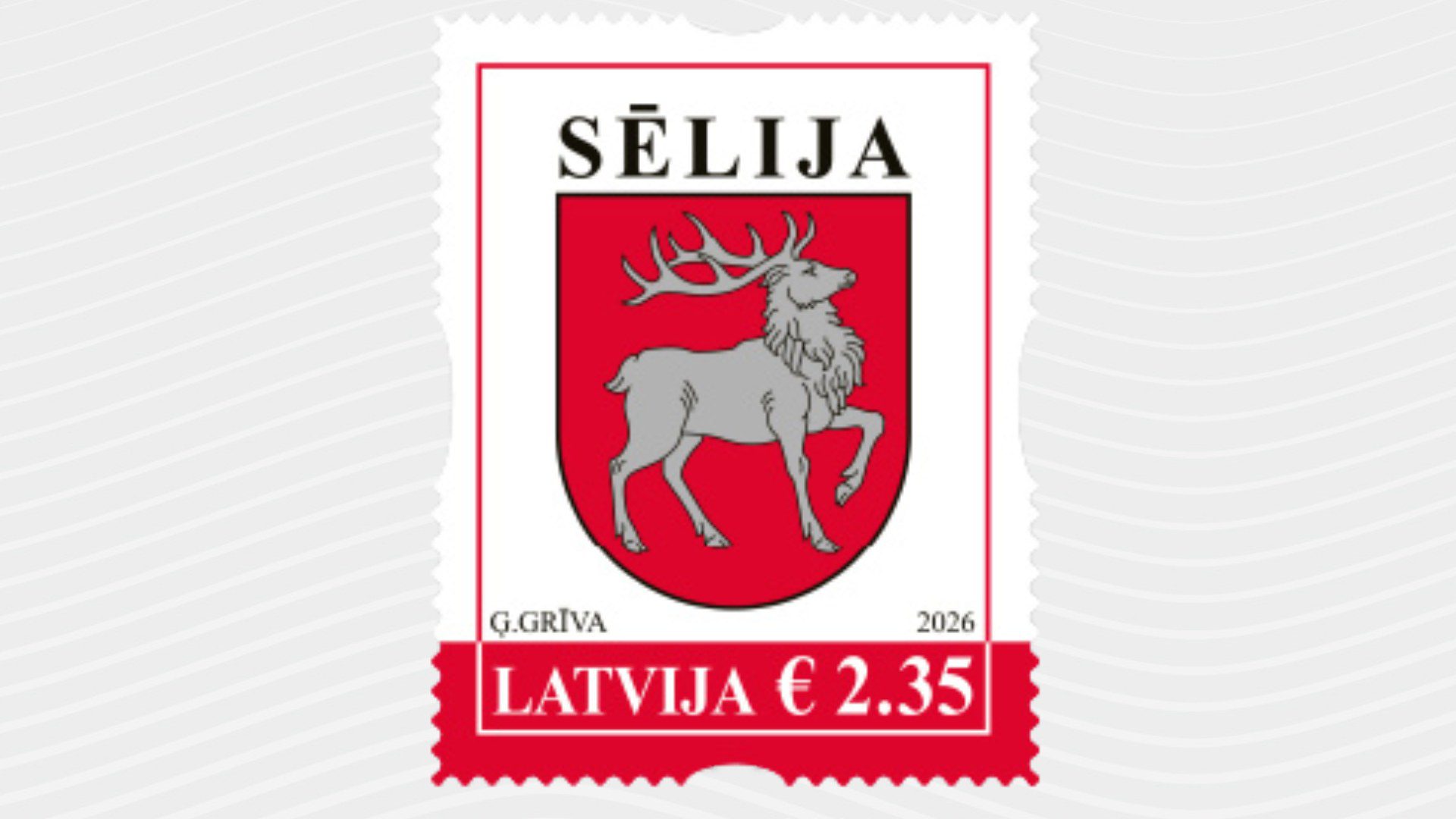 Izdos pastmarku ar Sēlijas ģerboni - Selija.com